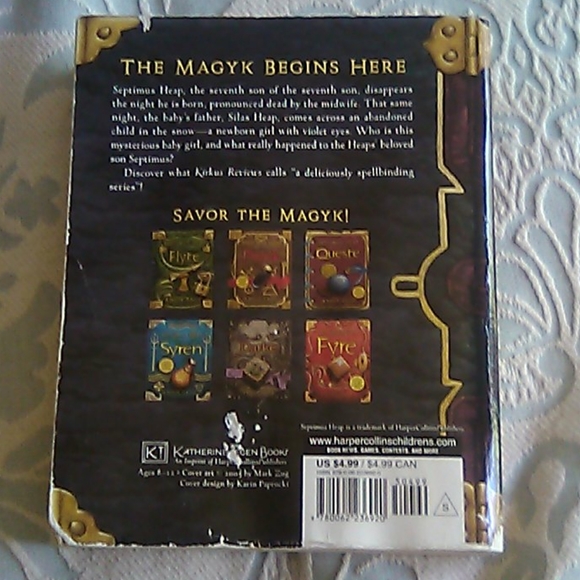None | Other | Book Septimus Heap Magyk | Poshmark